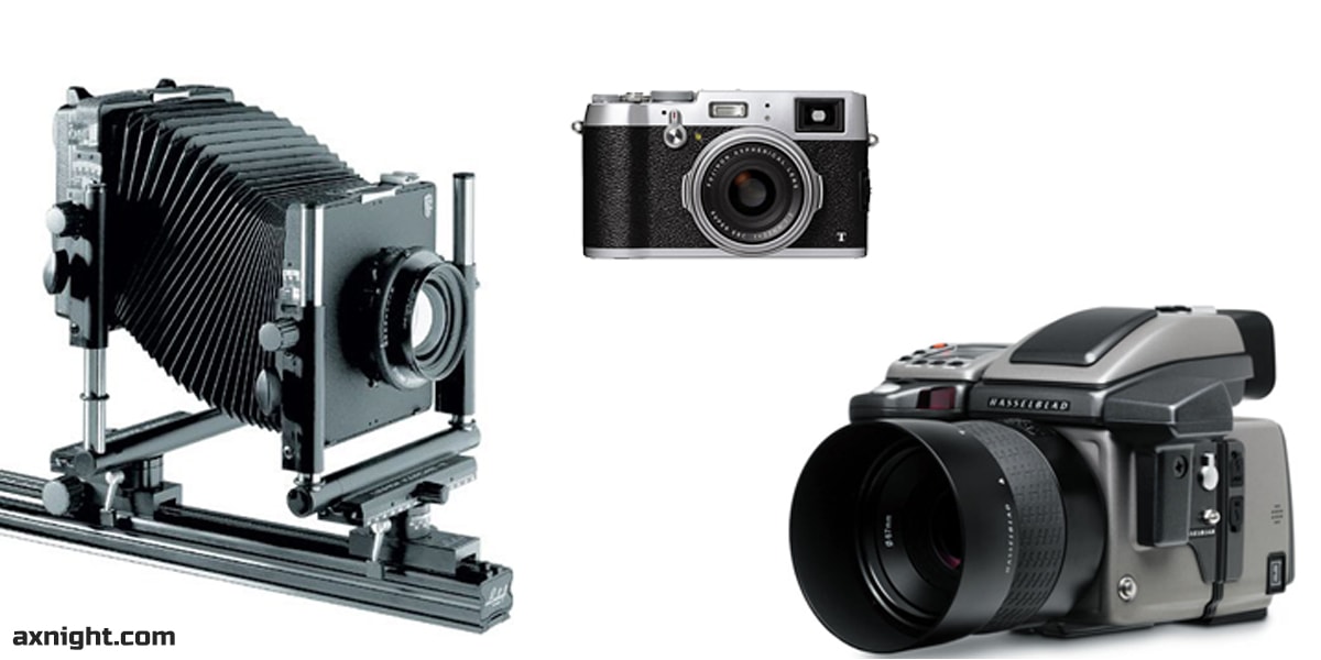 دسته بندی دوربین های عکاسی بر اساس فرمت - عکس نایت